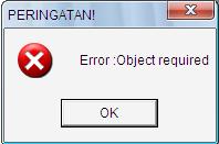 Error Handling (Membuat error pada project menjadi sebuah message box ...