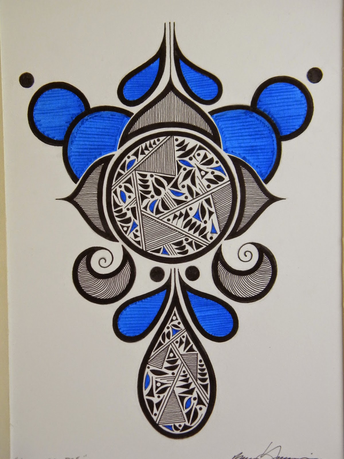 Two Tribes Pottery: Pen and Ink Designs