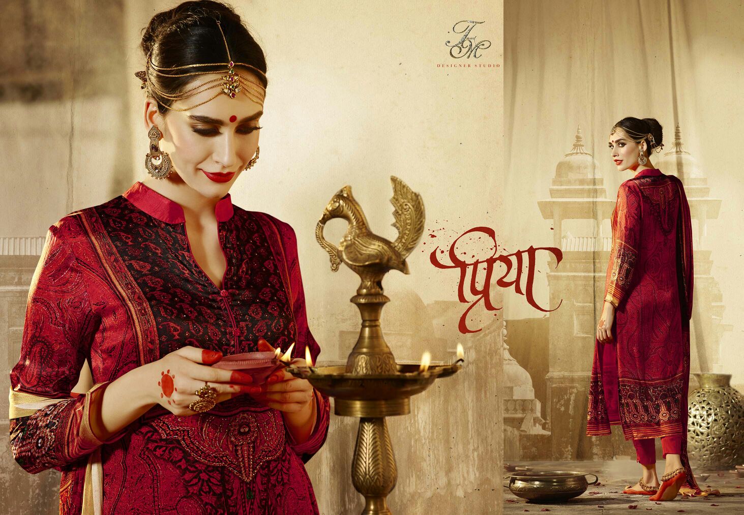 Indian Suits Wholesaler: Sahiba Karva chauth Collection PARIDHAN Satin ...