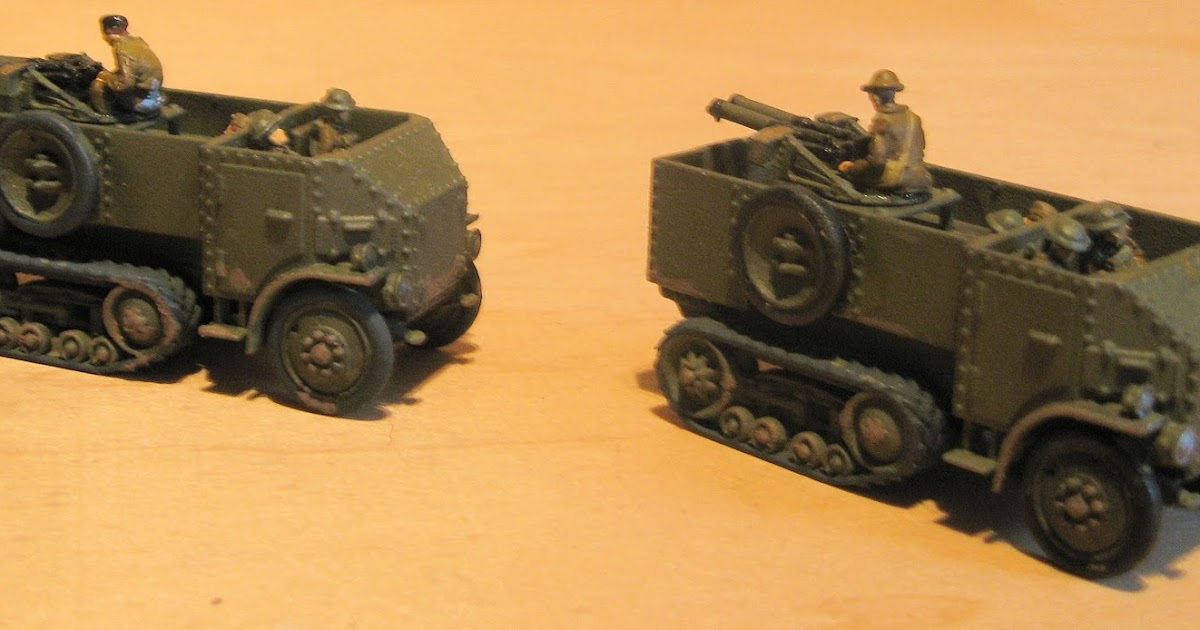 Vintage Wargaming: Interwar Half Track upgrade