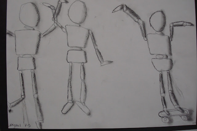 the creARTtivity spot: 5th Grade Figure Drawings