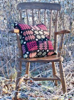 Eclectic chairs and kooky cushions