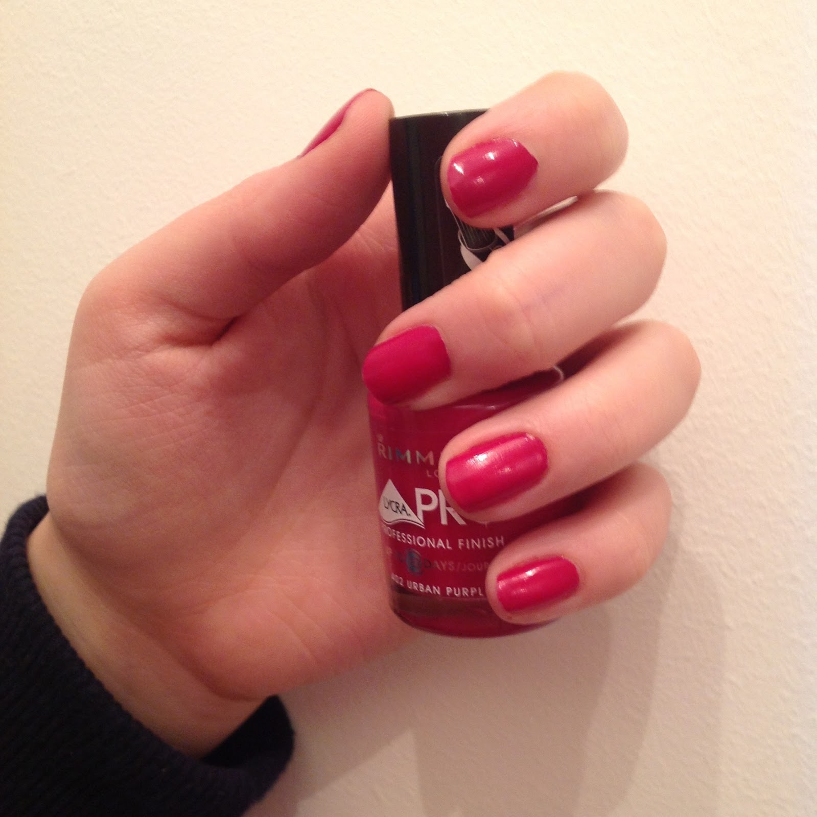 Miracle Peel Review by Lauren: Raspberry Blush Nails