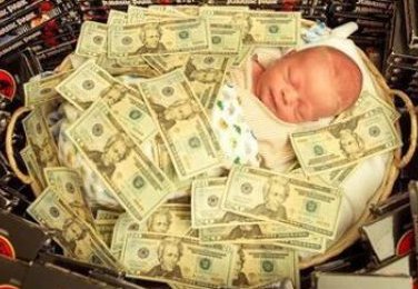 Stealthy Wealth: The Cost Of Having a Baby
