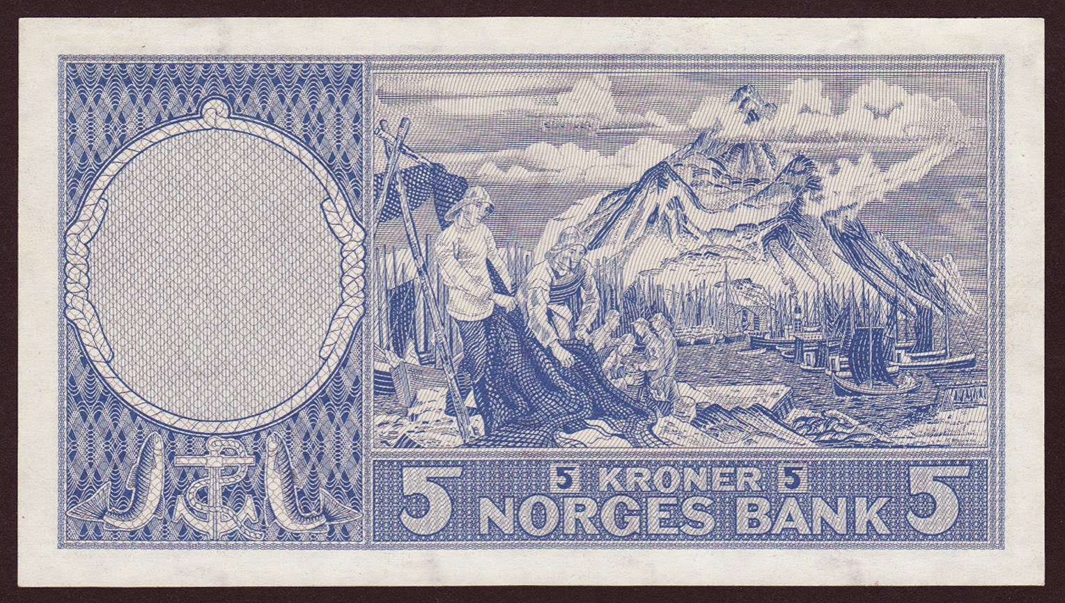 Norway 5 Kroner banknote 1960 Nansen|World Banknotes & Coins Pictures ...