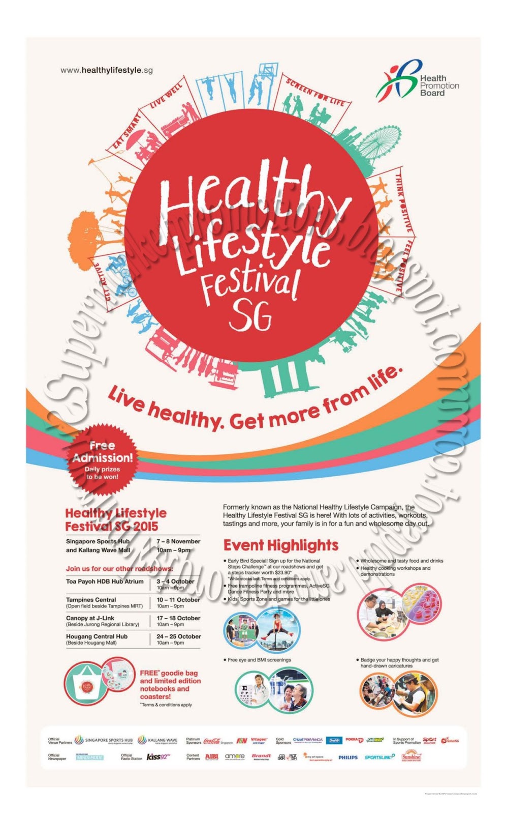 HPB Healthy Lifestyle Festival SG 2015 07 - 08 November 2015 ...