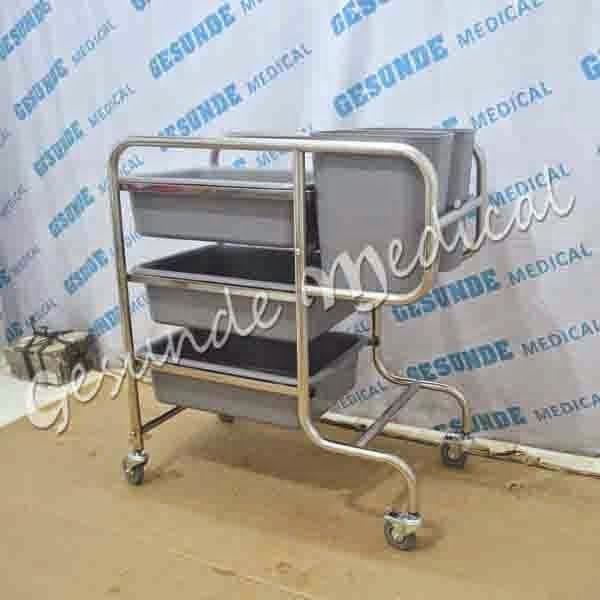 Jual Dish Trolley (Meja Troli Peralatan Makanan) - Toko Medis Jual Alat ...