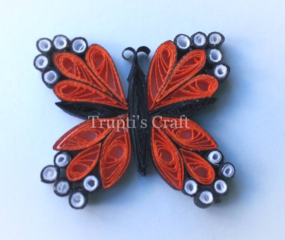 Trupti's Craft: Paper Quilling Butterfly
