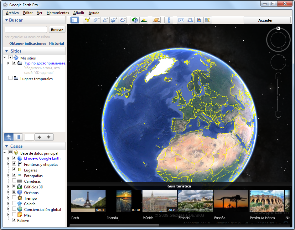 Google Earth . : Piratas de Galicia