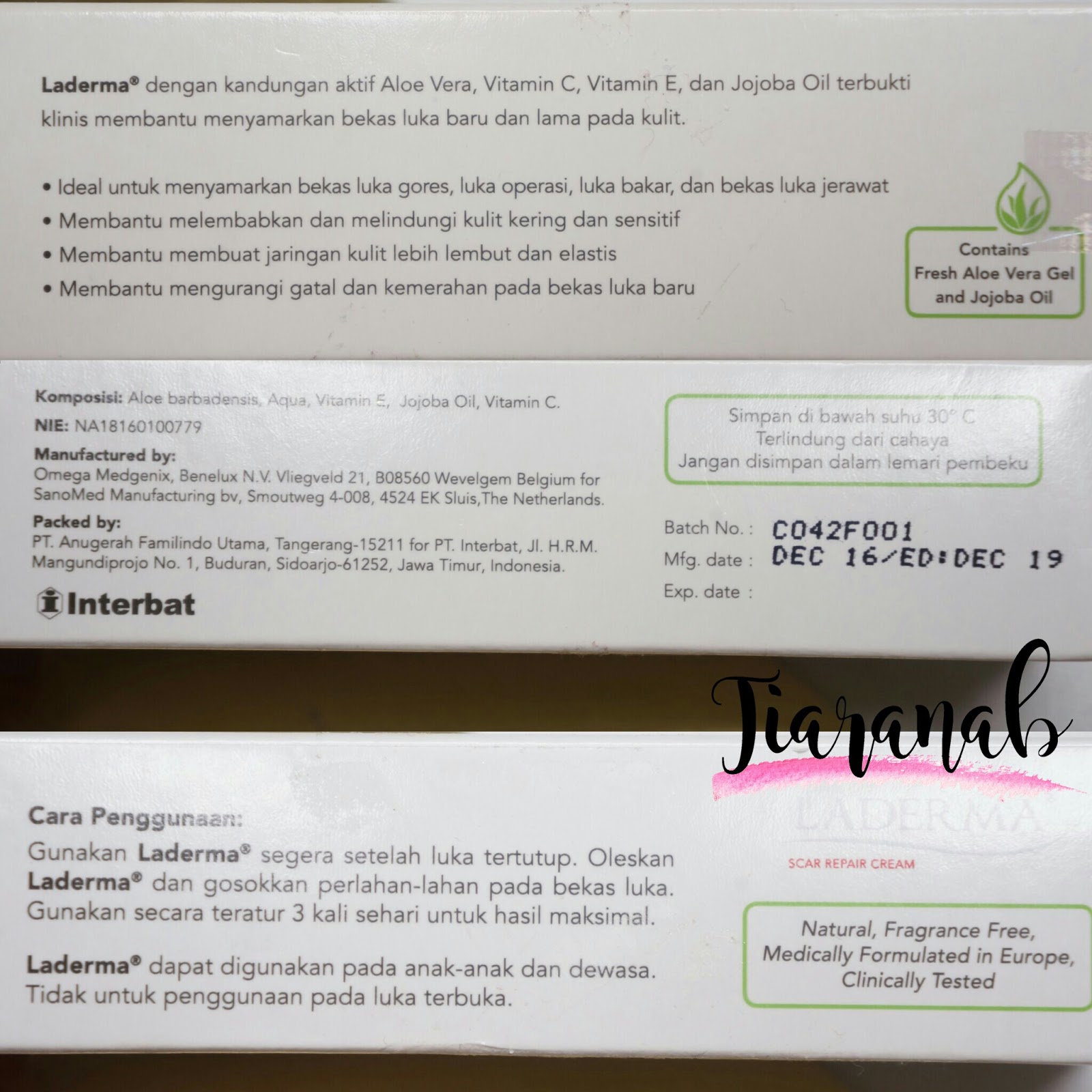 [Review] Laderma untuk Kulit Cantik | Tiaranab
