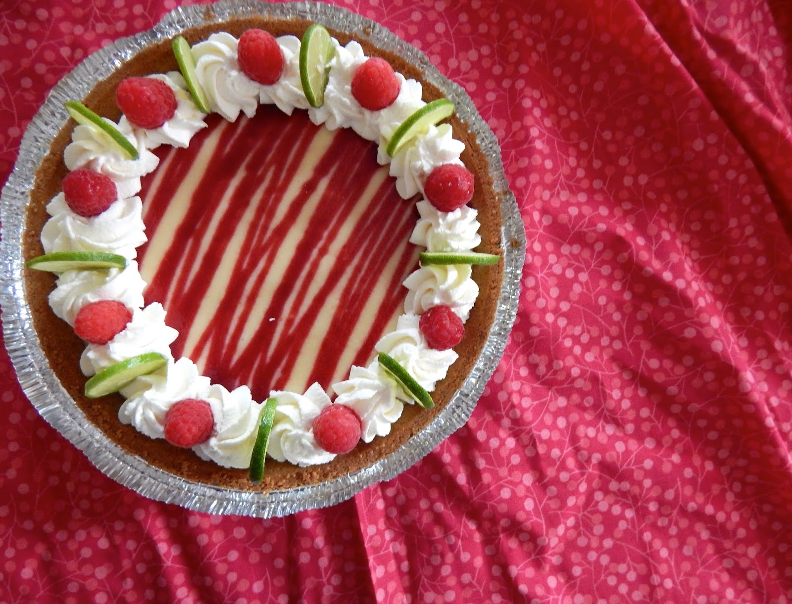 The Nerdy Chef: Raspberry Key Lime Pie