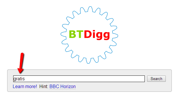 imahginable: BTDigg: buscador de torrents