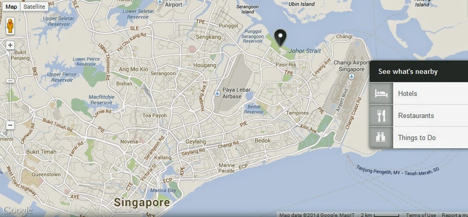 Pasir Ris Park Singapore Location Map | Alexandra Meier