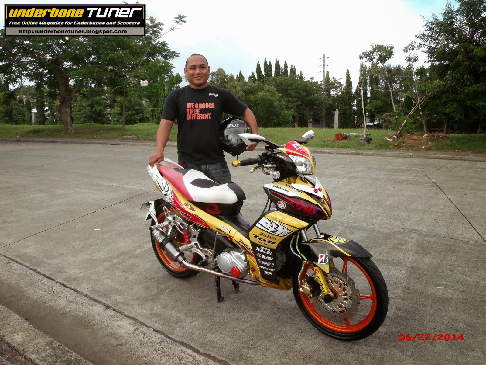 underbone tuner: Modified Bikes: MotoGp Inspired Yamaha Vega Force