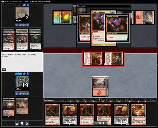 Magic the Gathering Adventures: [Modern] Brutal Hordechief/Hellrider ...