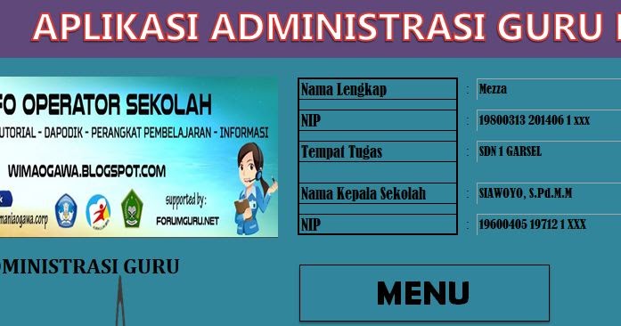 Download, Unduh Aplikasi Administrasi Guru Kelas SD/MI Lengkap dan Praktis Siap Cetak | Library ...
