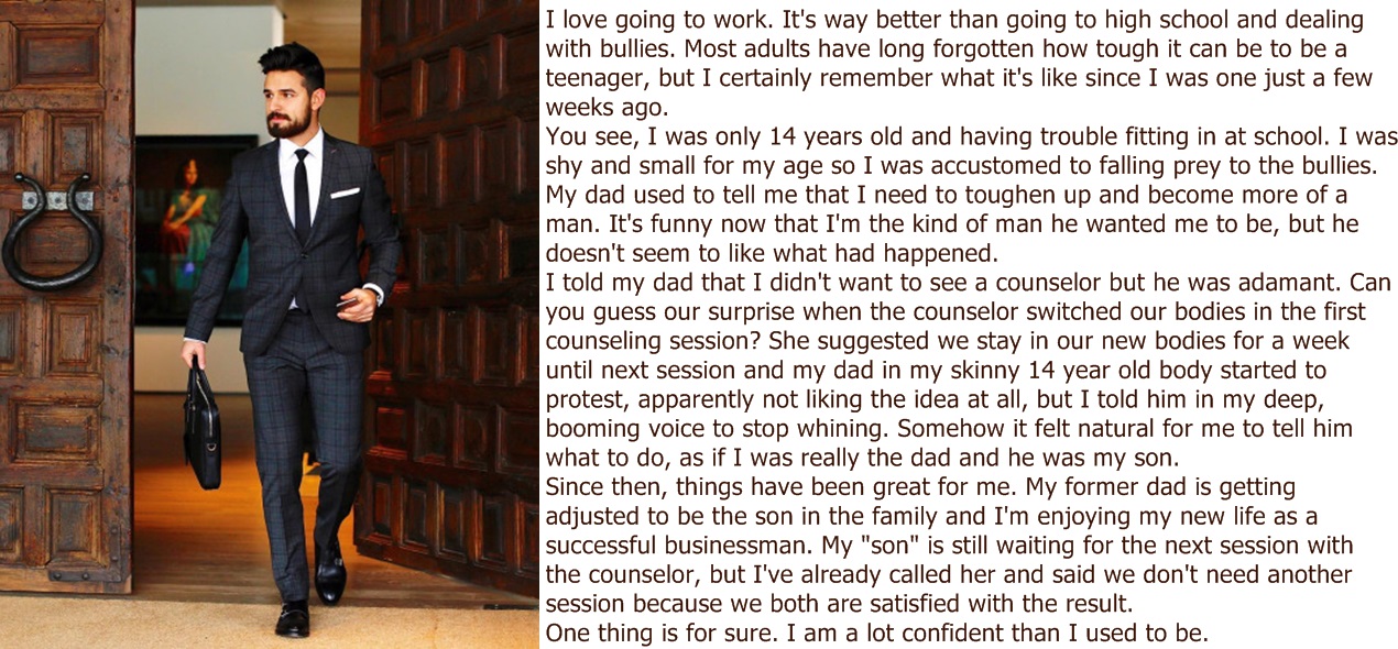 YoungTrevor's male body swap caps: 2017