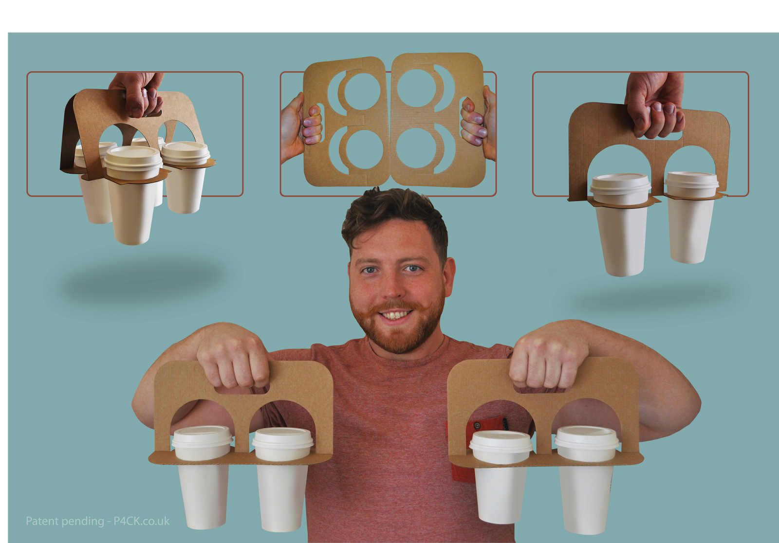 Splittable Cup Carrier – Packaging Of The World