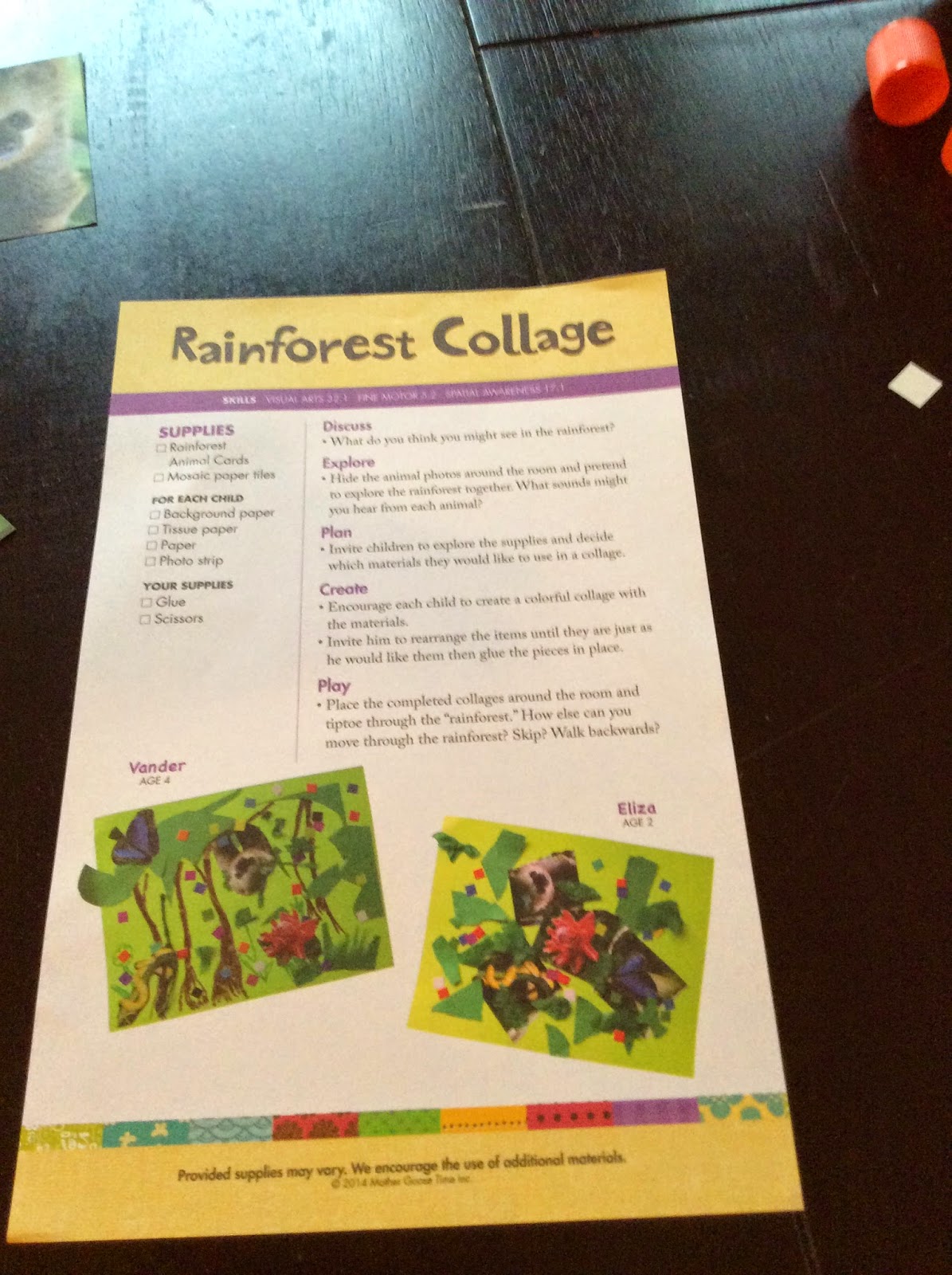 the blue elephant: "Rainforest Adventure"- Rainforest