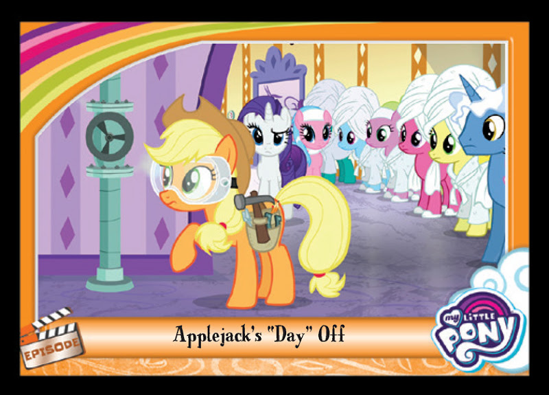 My Little Pony Applejack's "Day" Off Series 5 Trading Card | MLP Merch
