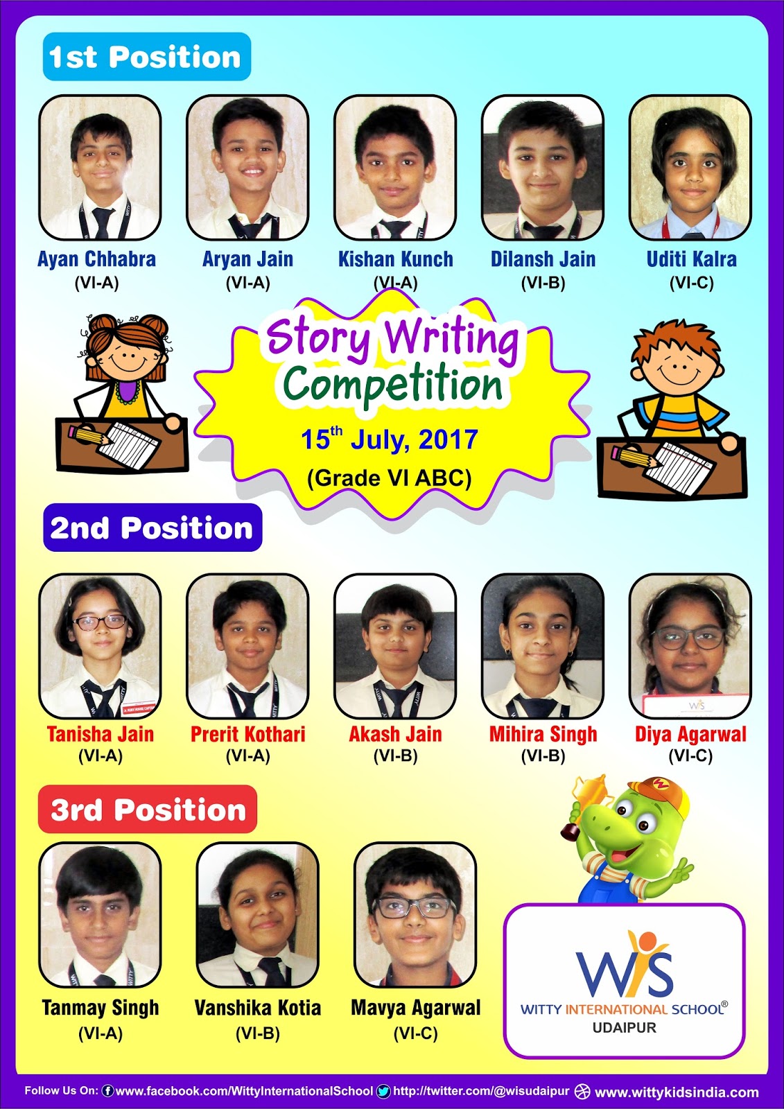 On The Top Of The World Budding Authors And Poets Of Wis Udaipur