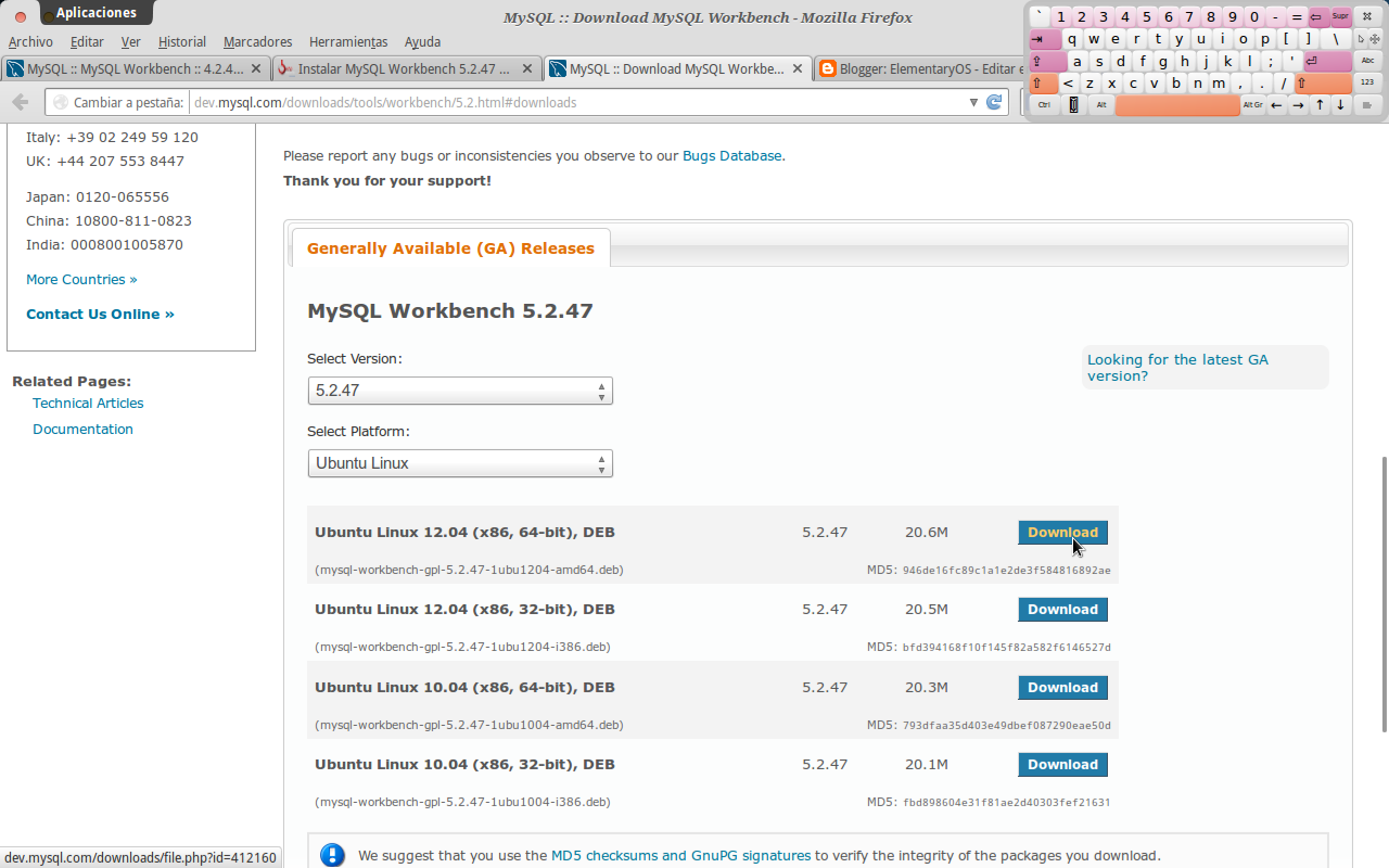 Elementaryos Instalacion De Mysql Workbench