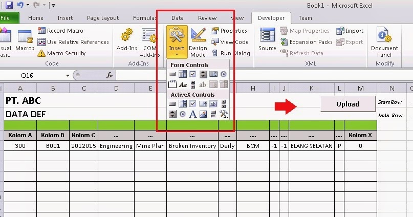 Insert Data From Excel SpreadSheet To SQLServer