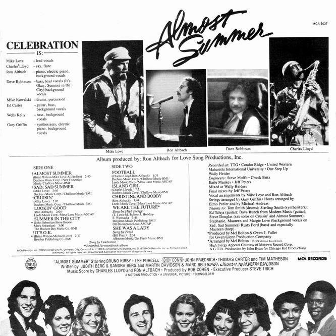 18 RODAS: CELEBRATION - Almost Summer (MCA 1978)
