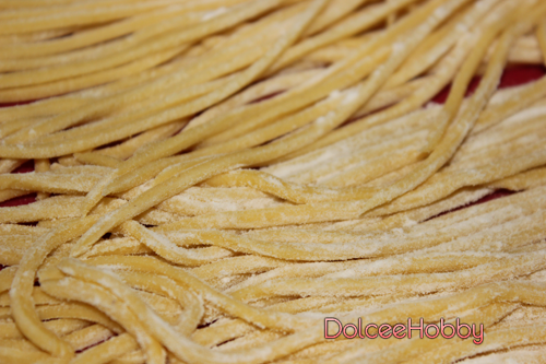 DolceeHobby ♥: Trenette fatte in casa