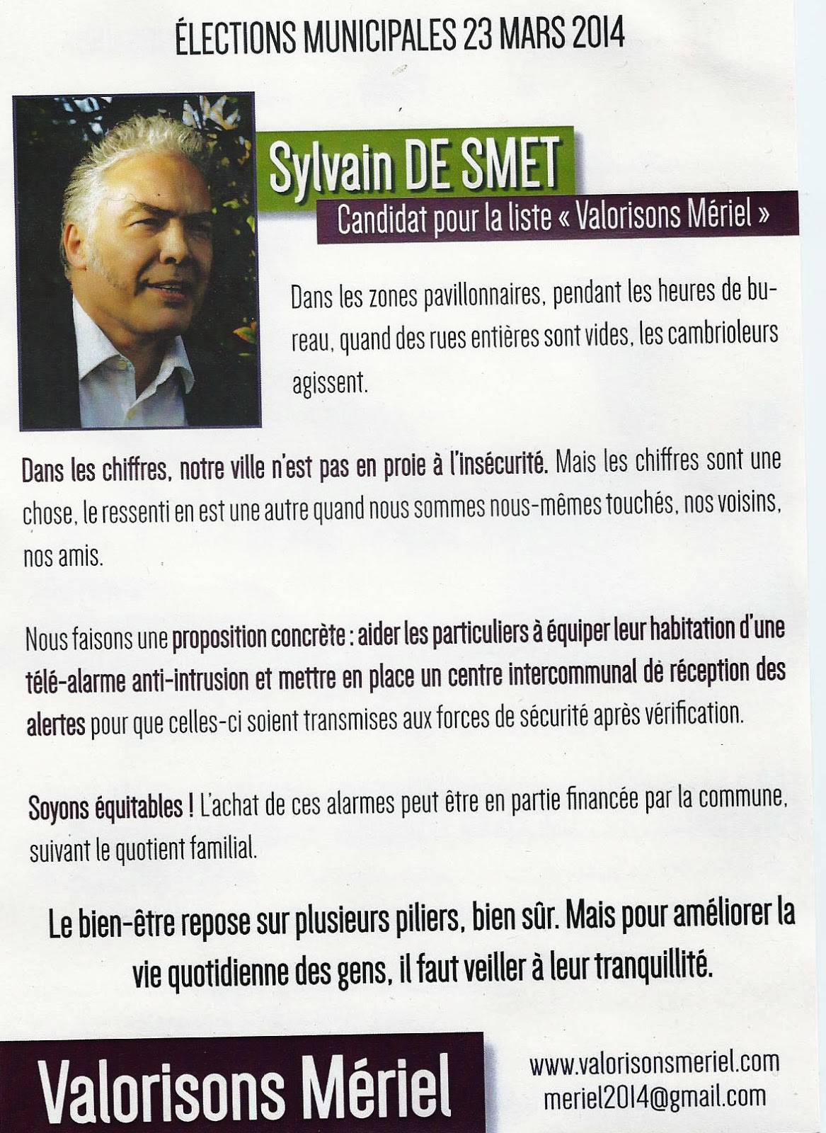 Mériel ensemble: Sylvain De Smet et Daniel Bellet frappés par le démon ...