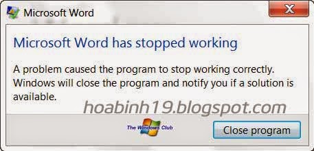 Lỗi Has stopped working các cách khắc phục nhanh nhất