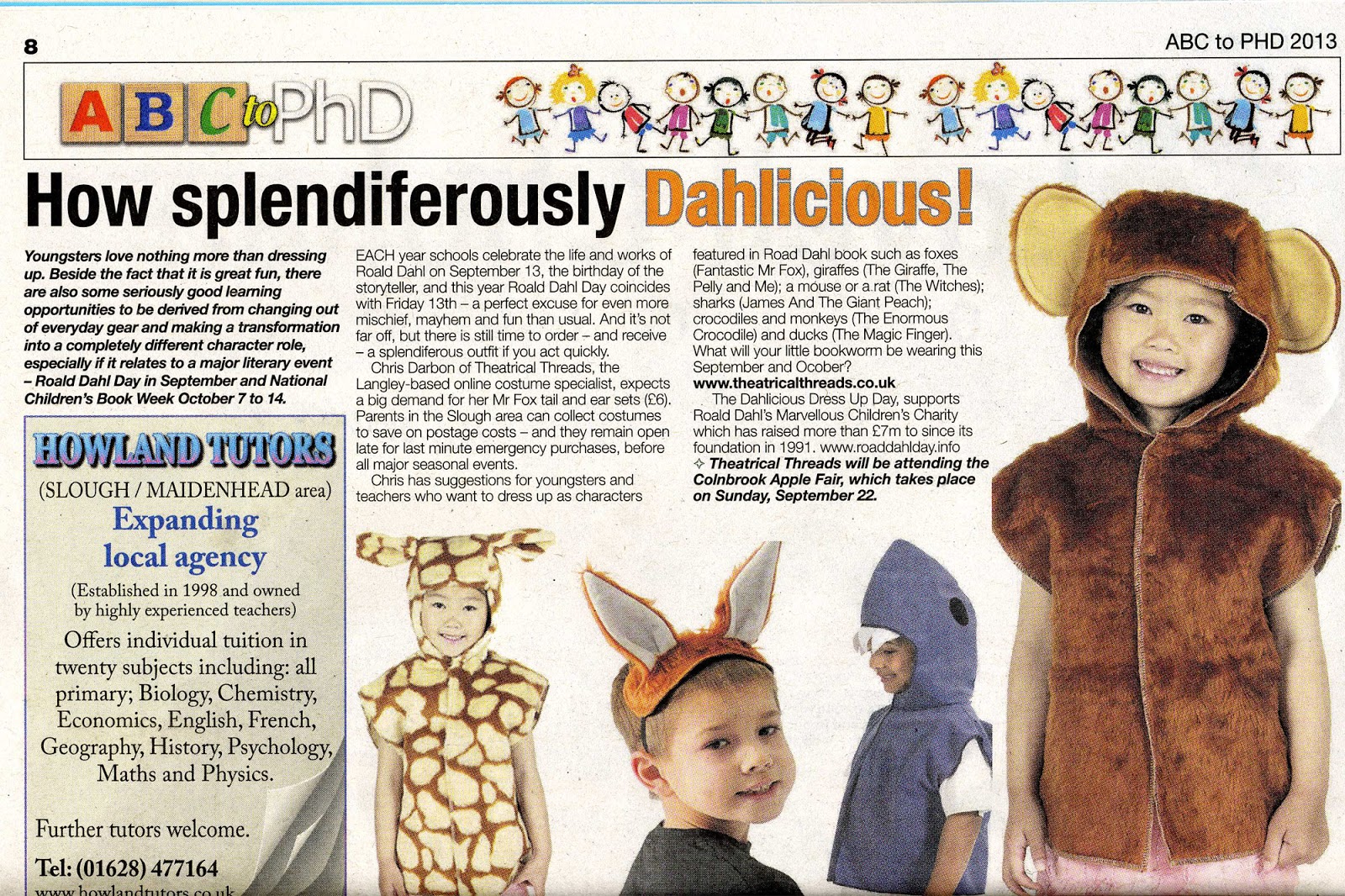 Theatrical Threads: Slough Observer Advertising