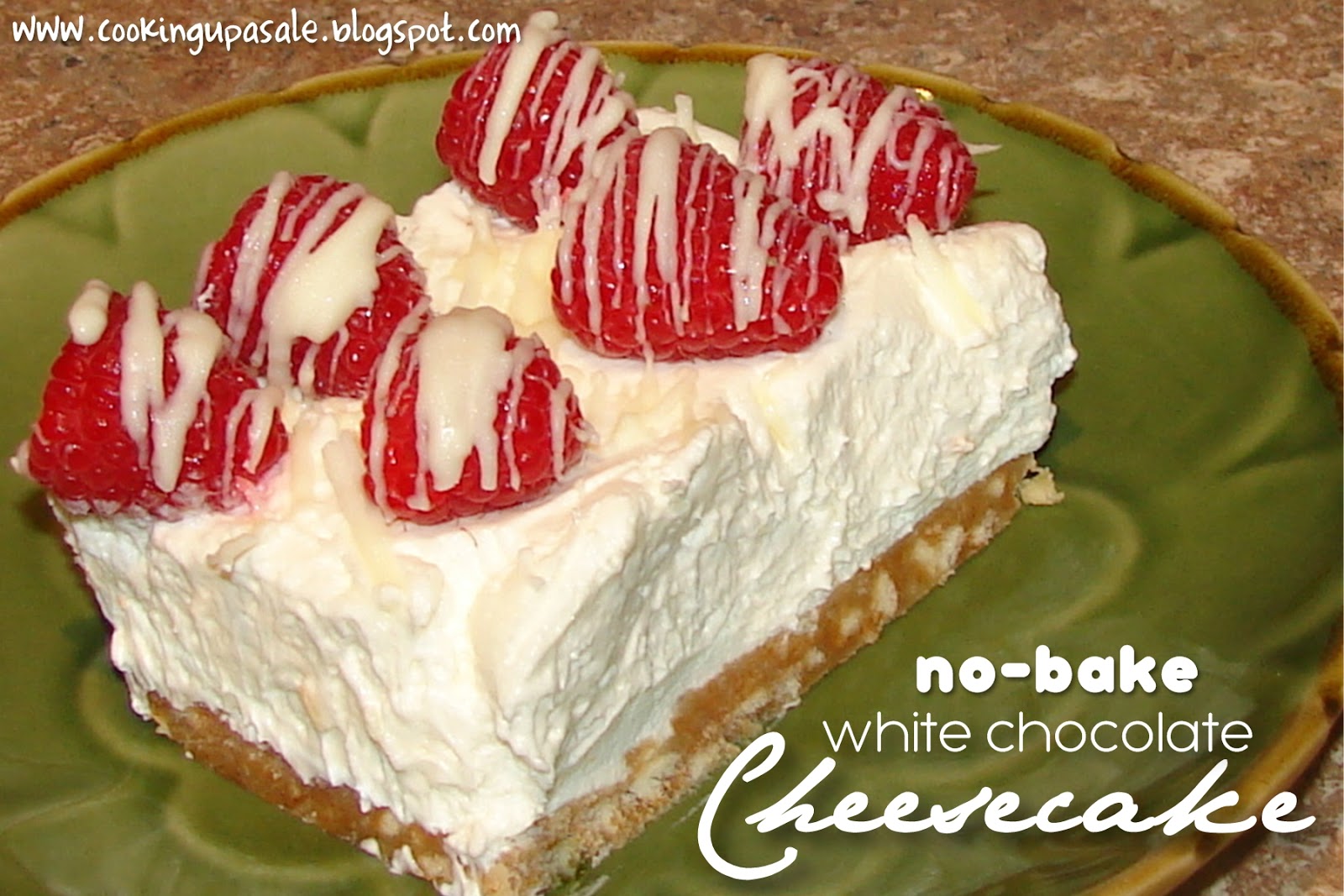 Cooking Up a Sale: No-Bake White Chocolate Cheesecake