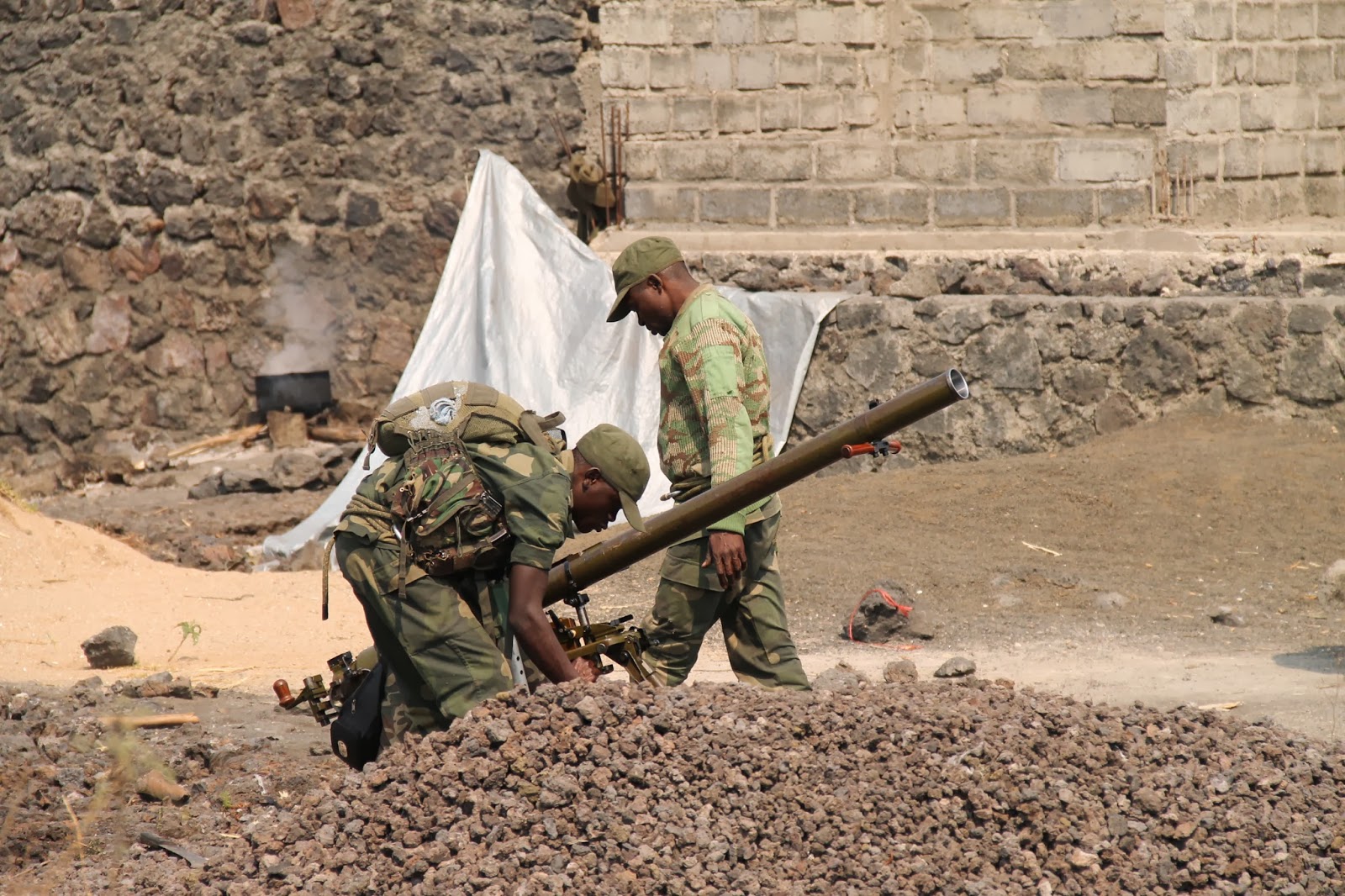 Les Fardc occupent depuis ce lundi la localité de Rumangabo