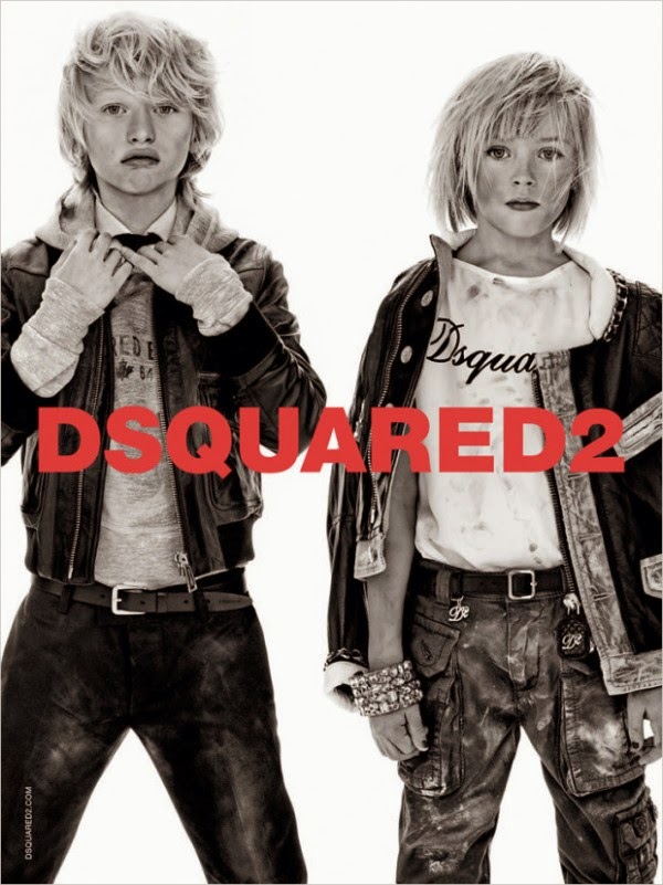 Dsquared2 Kids Campaign Spring/Summer 2014