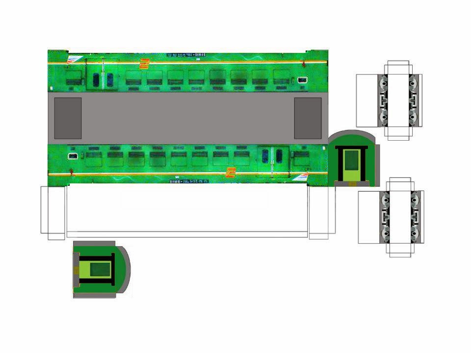 paper craft kereta api indonesia: Paper Craft kereta api indonesia