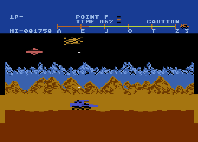 Reflection Angle: Retro Game Review -- Moon Patrol (Atari 5200)