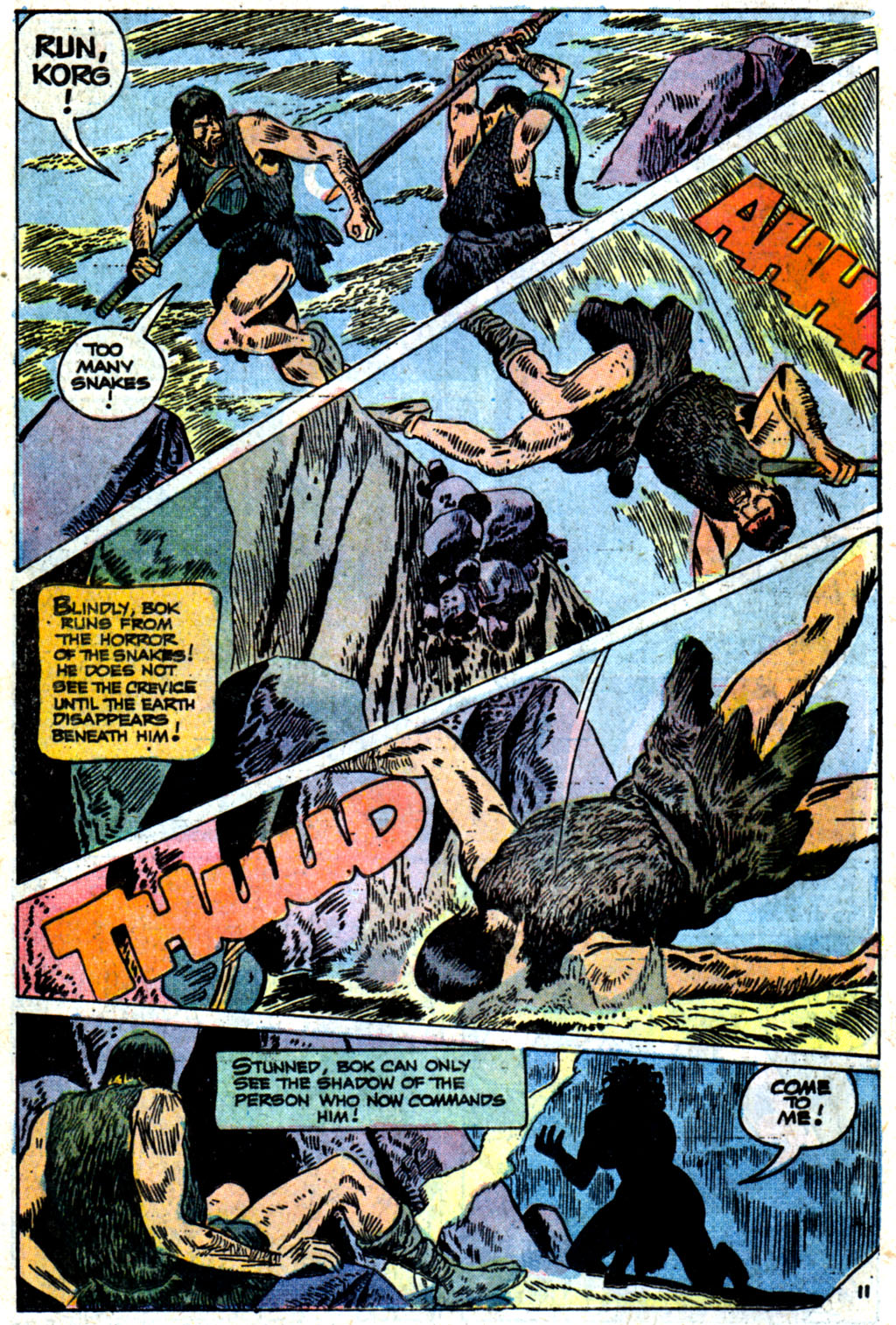 THE CHARLTON COMICS READING LIBRARY: KORG 70,000 BC #'s 1-9 May 1975 to ...