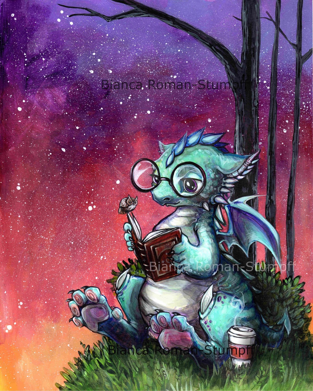 EPBOT: November Art Roundup: Bookworm Dragons, Superhero Snowmen ...