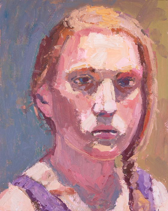 Art of Andrew Daniel: Two Portraits of Chelsea by Andrew Daniel