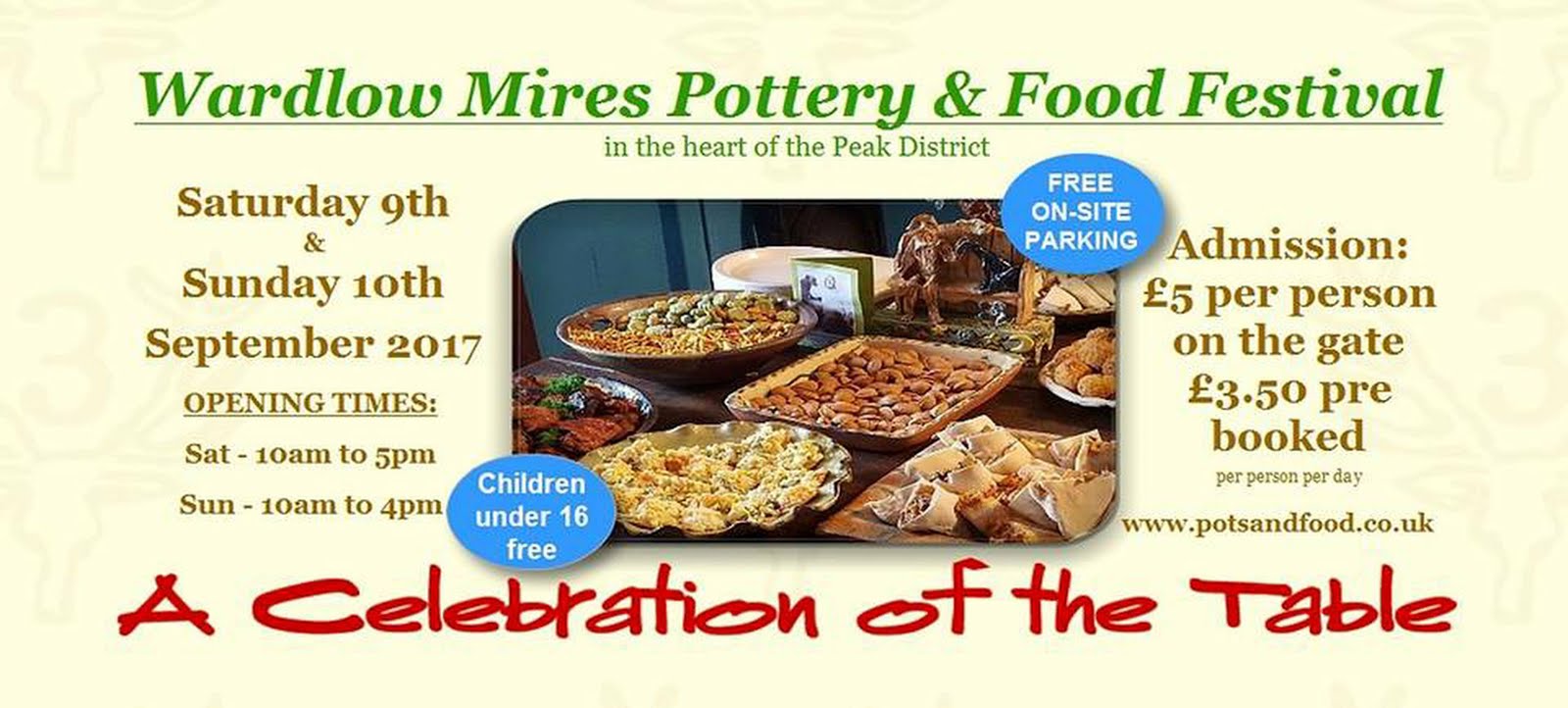 Sheila Herring Pots: Pottery and Food Festival Wardlow Mires