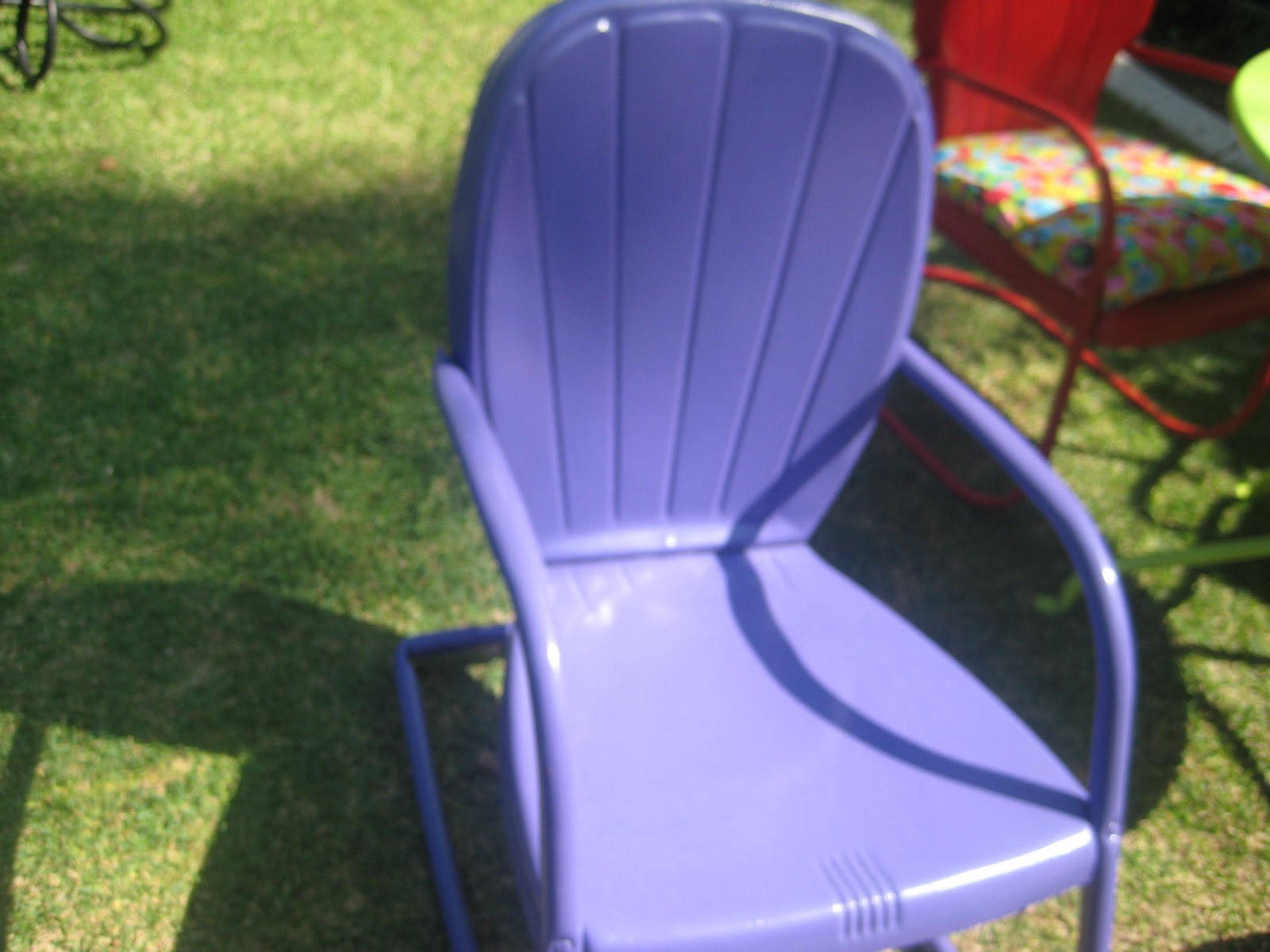 Making The Most of Each Day: Retro Shellback Metal Chairs Revamped