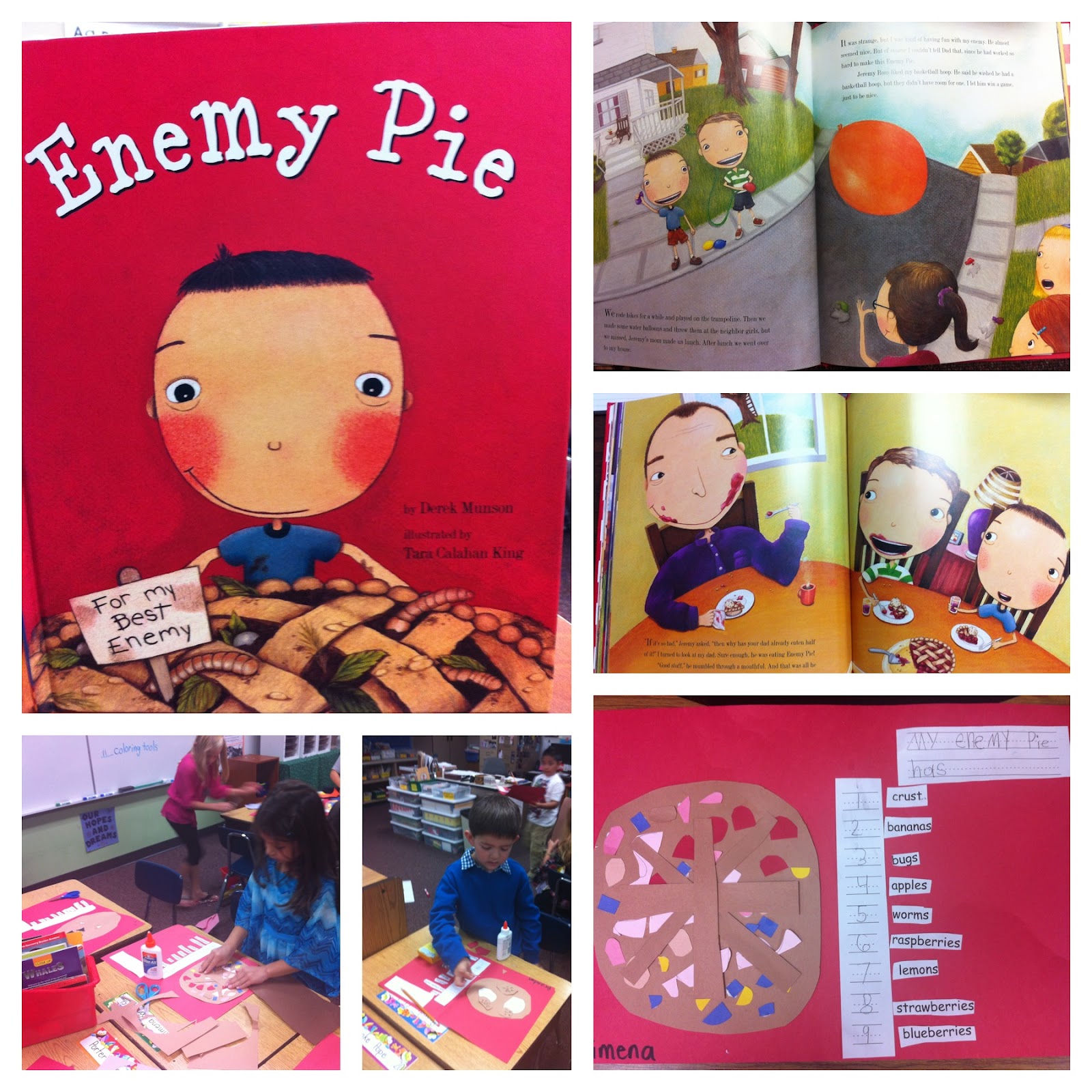Follow First Grade: Enemy Pie Teaches about Friendship
