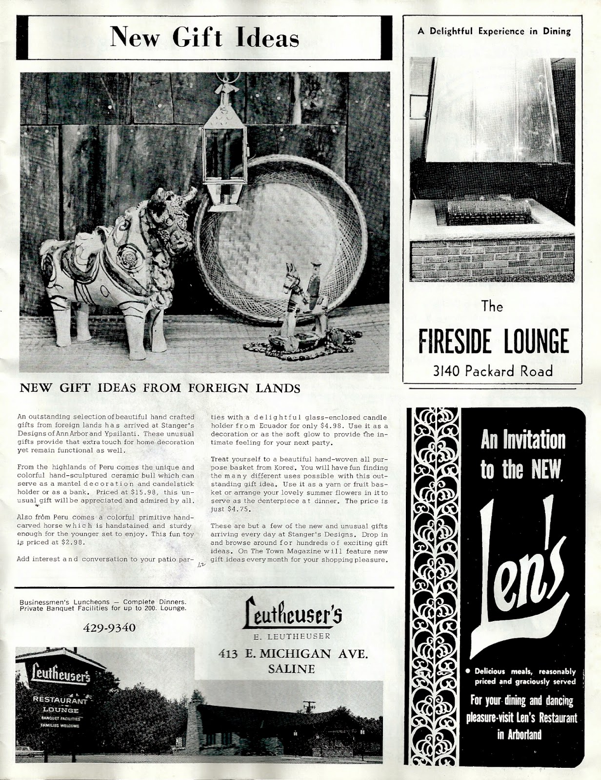 Dusty Diary: "On the Town" 1966 Entertainment Magazine