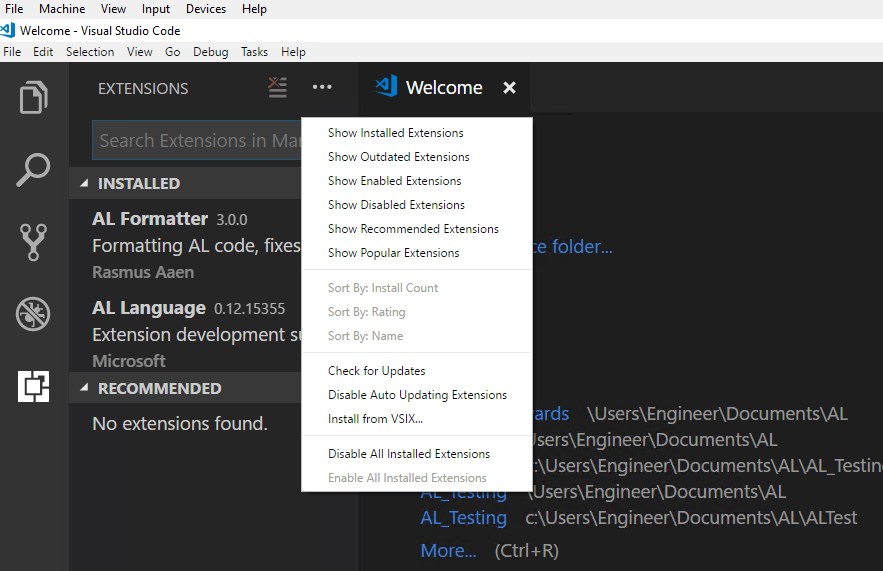 Microsoft Dynamics NAV/Business Central: Dynamics NAV extensions development