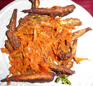 ::My Hobbies::: Fried Anchovies(Netholi) Masala