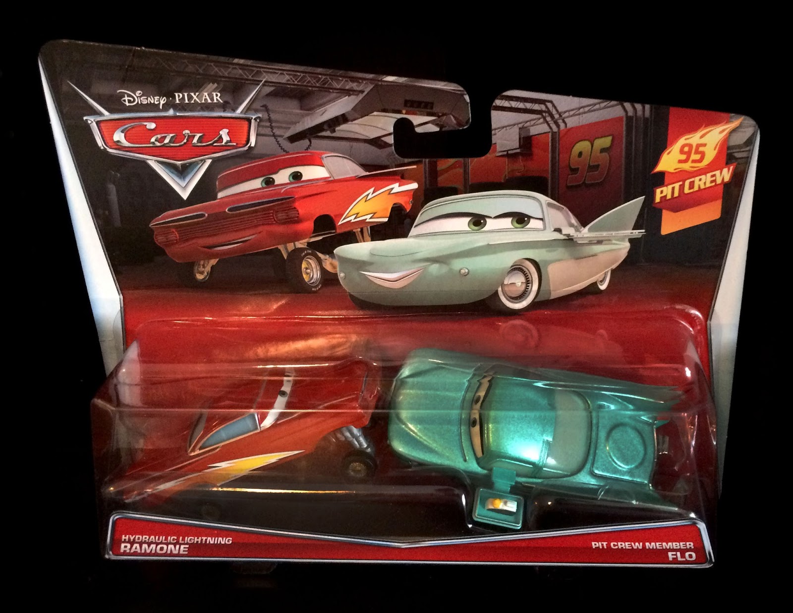 Dan the Pixar Fan: Cars: Hydraulic Lightning Ramone & Pit Crew Member ...