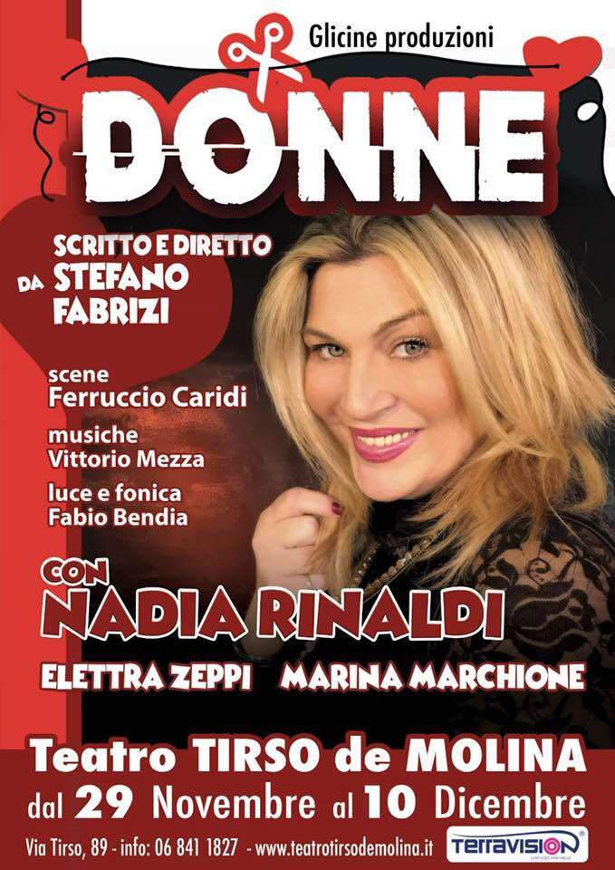 Donne con Nadia Rinaldi Teatro Tirso de Molina dal 29 novembre ~ Be Star