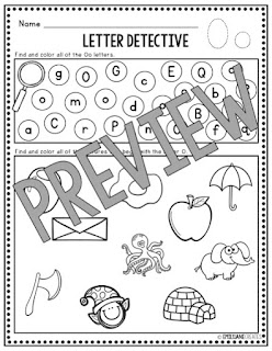 Emily Jane Creates: LETTER DETECTIVE