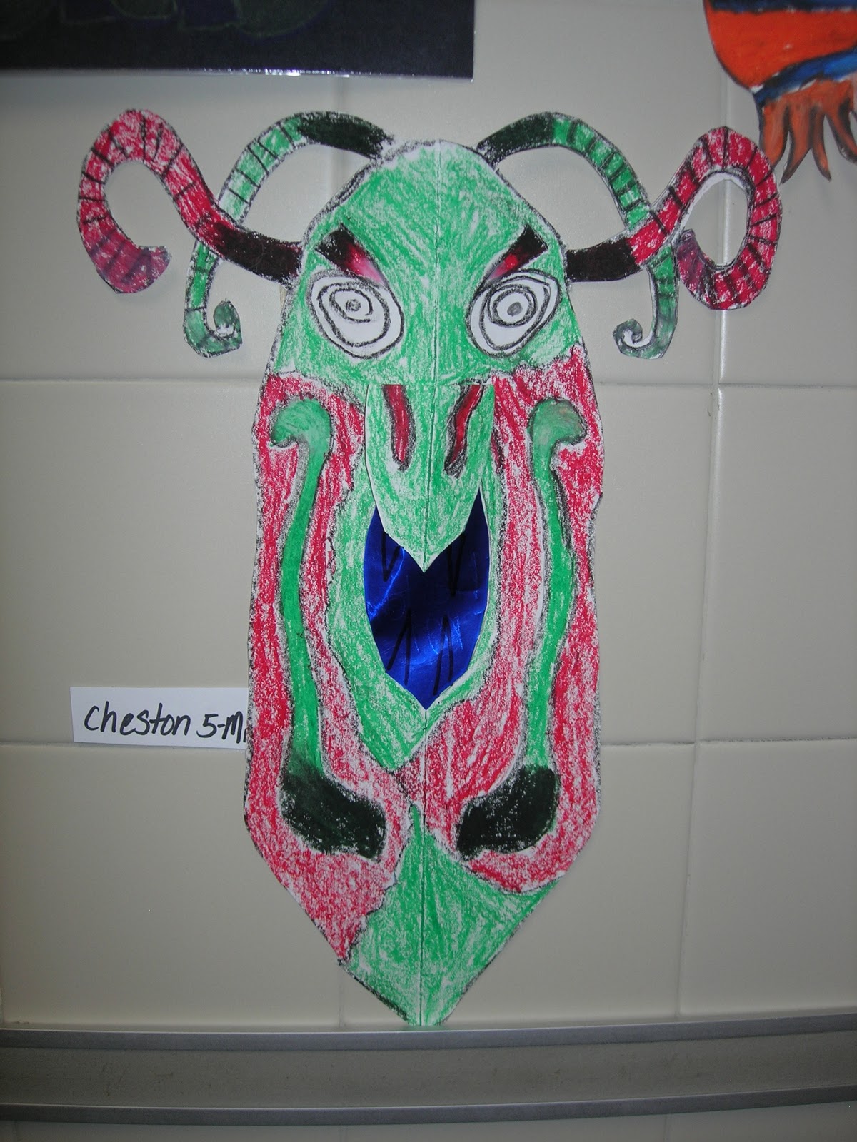 Mrs. Manzella's Student Gallery: 5TH GRADE: COMPLEMENTARY COLOR CREATURES